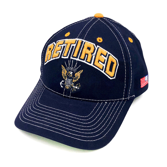 Navy Retired Caps - USMilitaryHats.com