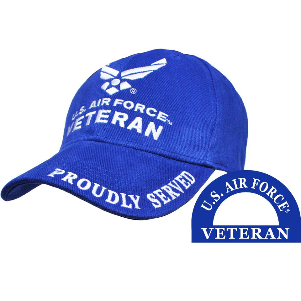 Air Force Veteran Caps - USMilitaryHats.com