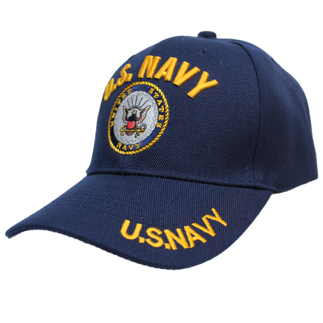 JWM U.S. Navy Shadow Cap (Navy Blue) - USMilitaryHats.com