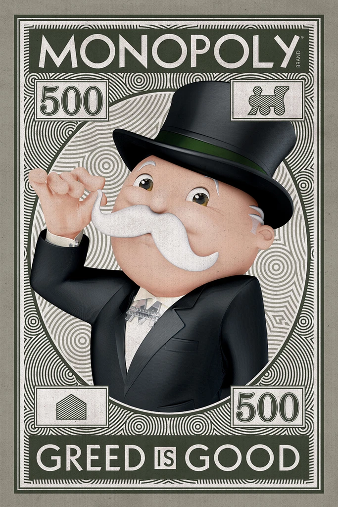 Monopoly Money Funny Cool Wall Decor Art Print Poster 24x36 - Poster ...