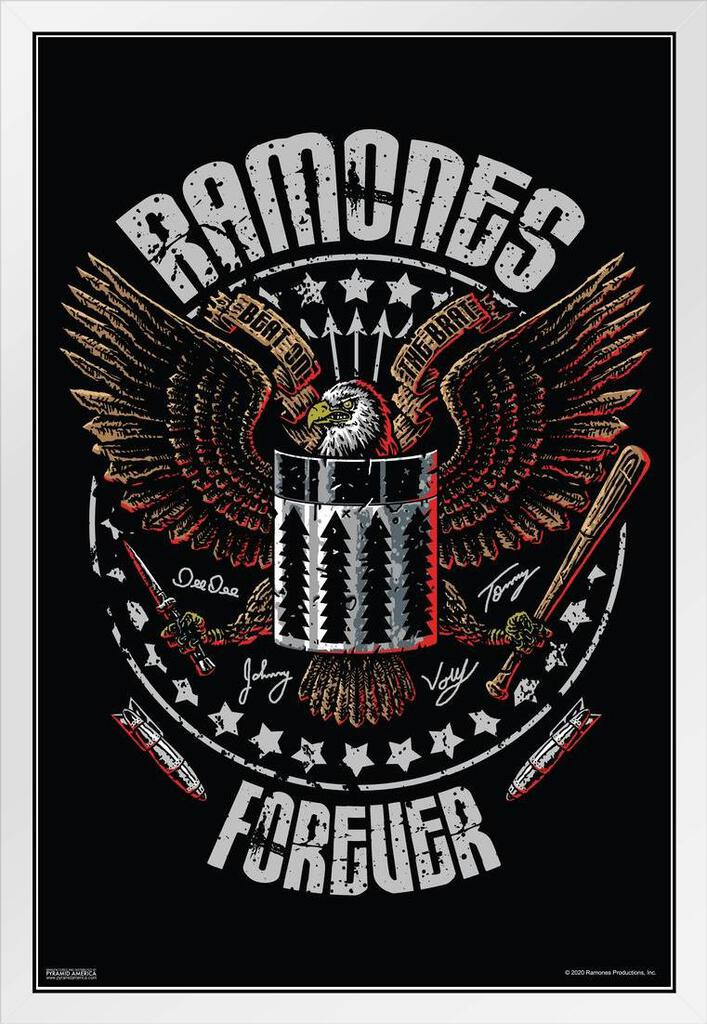 Ramones Eagle Logo RAMONES LOGO COLOR BUTTON PIN – Headline