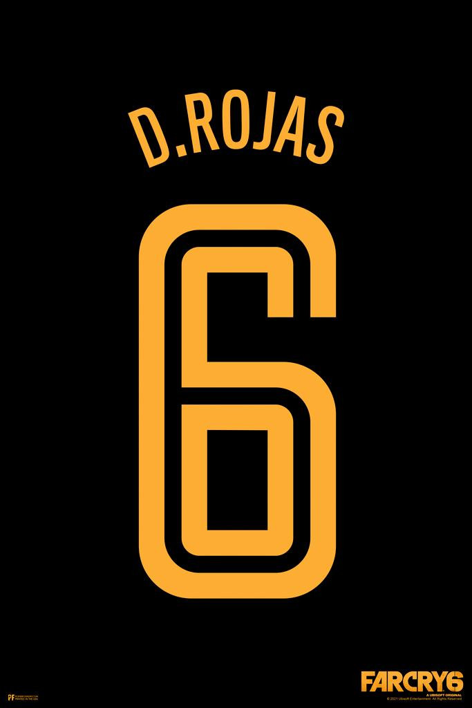 Far Cry 6 Dani Rojas Jersey Video Game Gaming Gamer Far Cry Merchandise ...