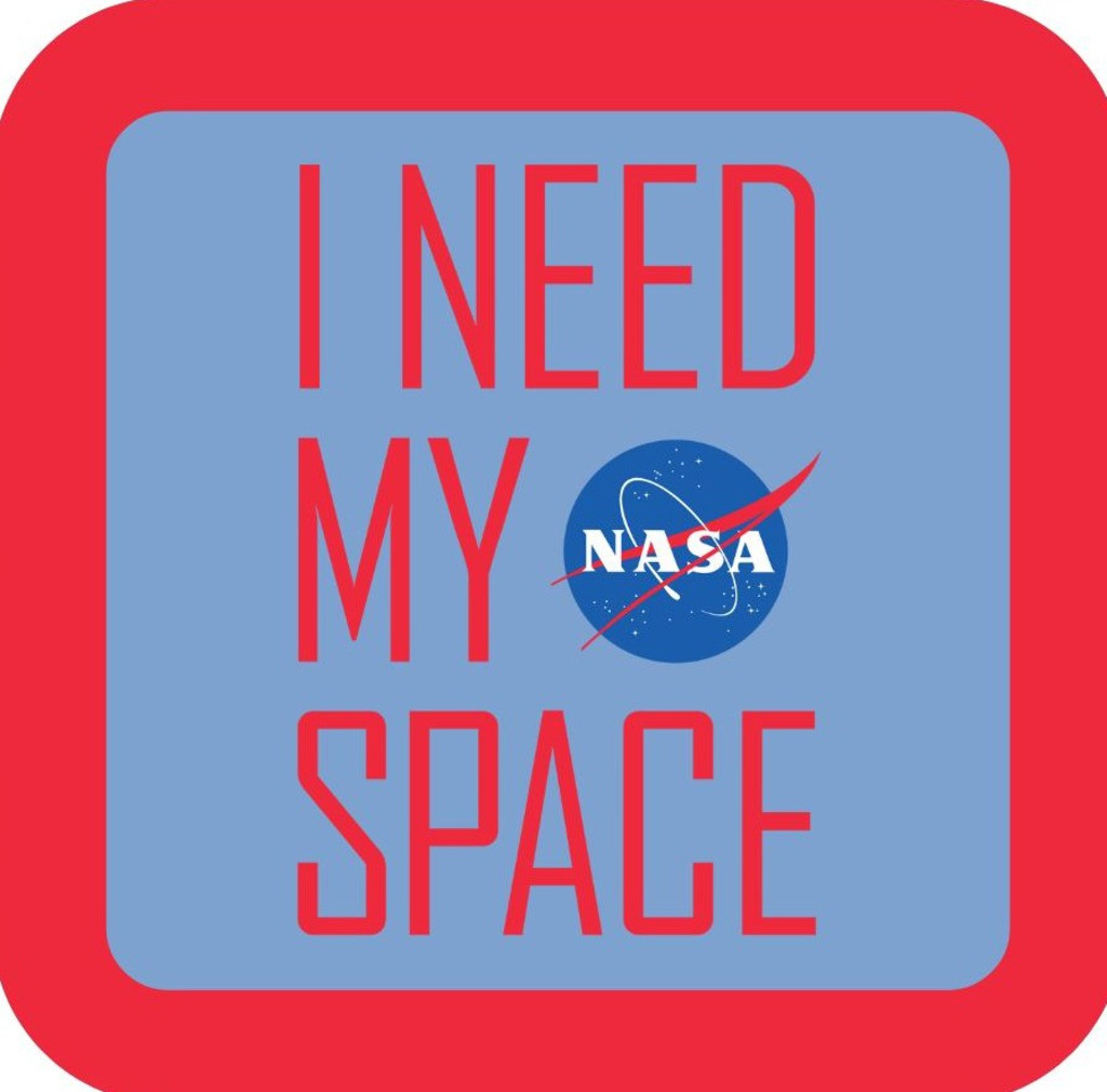 NASA I Need My Space Meatball Logo Retro Premium Drink Coaster Resin ...