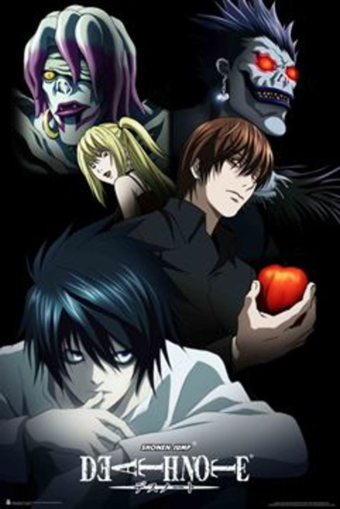Death Note Characters Manga Anime TV Television Show Cool Wall Decor ...