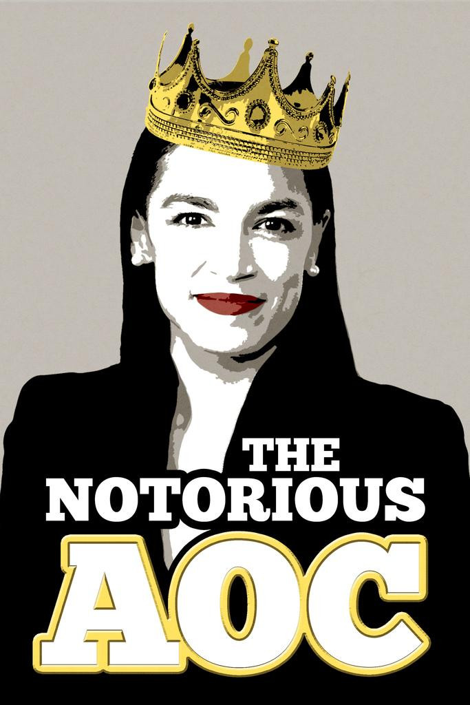 Laminated Notorious AOC Alexandria Ocasio Cortez Poster Dry Erase Sign ...