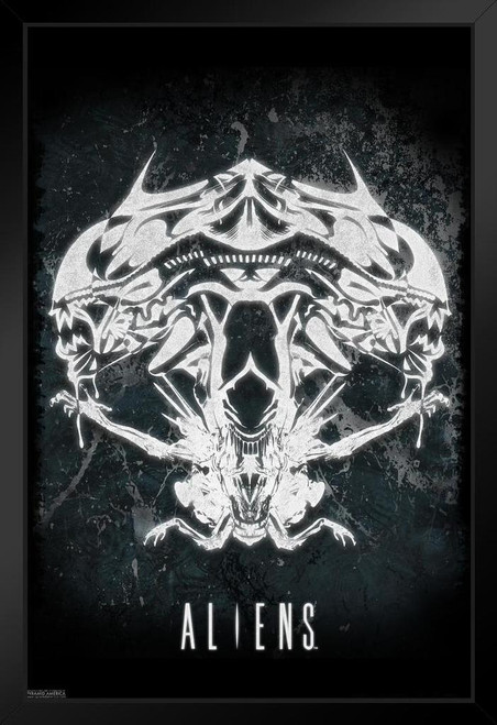 Aliens Movie Side Splash Art Scary Horror Science Fiction Classic Retro ...