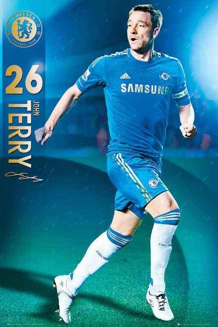 Chelsea FC John Terry Soccer Football Sports Cool Wall Art Print Poster ...