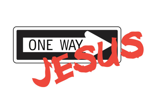 One Way Jesus Inspirational Cool Wall Art Print Poster 18x12 - Poster ...