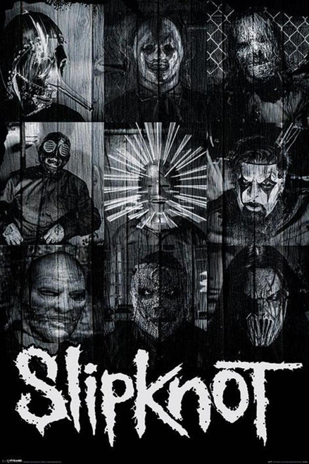 Slipknot Masks Music Cool Wall Decor Art Print Poster 36x24 - Poster ...