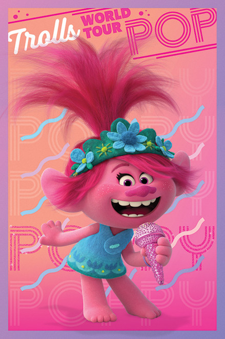 Trolls World Tour Poppy Singing Character 2020 Movie Cool Wall Art ...