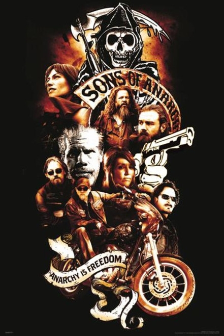 Sons of Anarchy Collage Cool Wall Decor Art Print Poster 24x36 - Poster ...