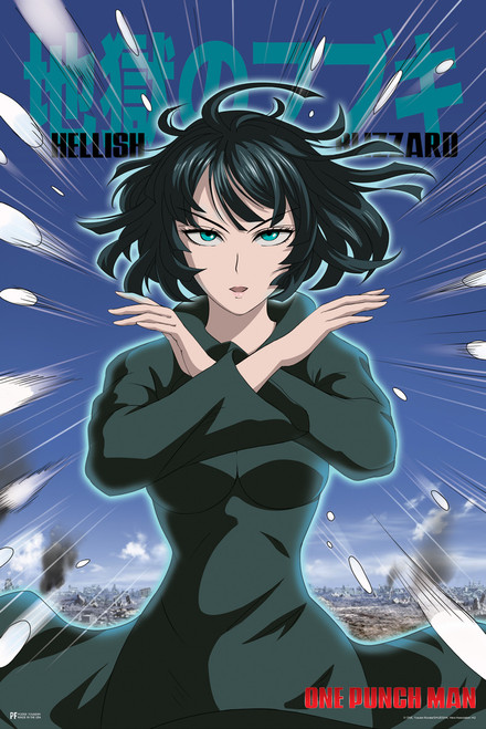 One Punch Man Anime Poster Fubuki Cool Aesthetic Modern Graphic Print ...