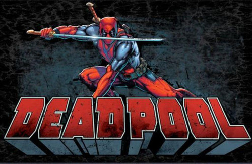 Laminated Deadpool Sword Pose Poster Dry Erase Sign 36x24 - Poster Foundry