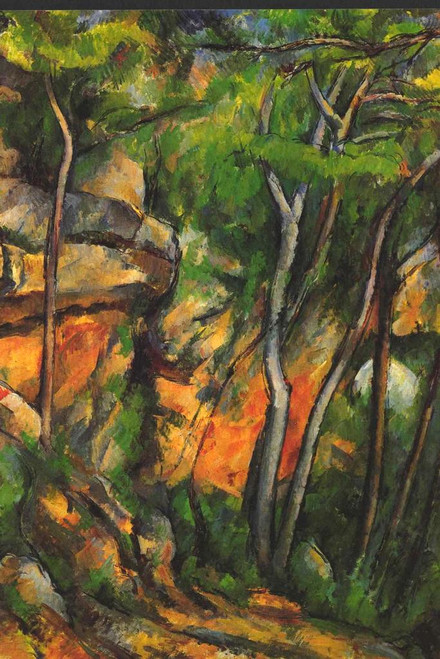 Laminated Cezanne In The Park of the Chateau Noir Impressionist Posters ...