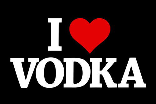 Laminated I Love Vodka Black Poster Dry Erase Wall Art 16x24 - Poster ...