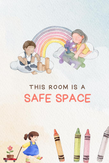 Safe Space Therapy Poster School Supplies Classroom Decor Mental Health ...