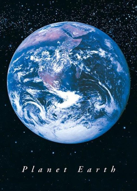 Planet Earth Iconic Blue Marble Outer Space Photo Cool Wall Decor Art ...