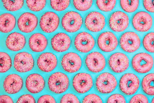 Raining Doughnuts Donut Day Photo Photograph Cool Wall Art Print Poster ...