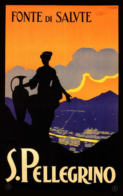 Italy S Pellegrino Fonte Di Salvte Salute Italy Italian Vintage