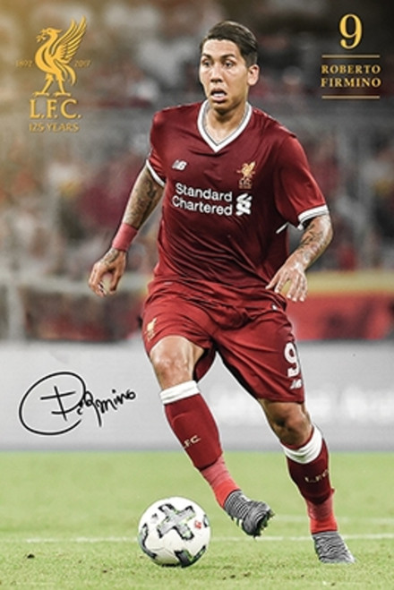 Liverpool FC Roberto Firmino Football Soccer Sports Cool Wall Art Print ...