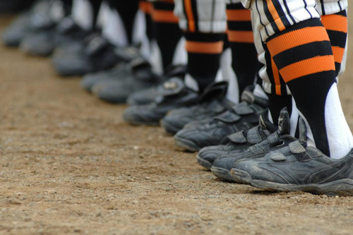 Baseball Players Standing in a Row Photo Photograph Cool Wall Art Print ...