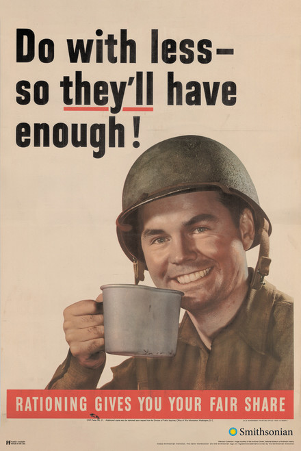 Smithsonian Poster Wall Art Do With Less - Poster Foundry