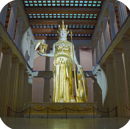 Nashville Tennessee Athena Statue Parthenon Centennial Park Premium ...
