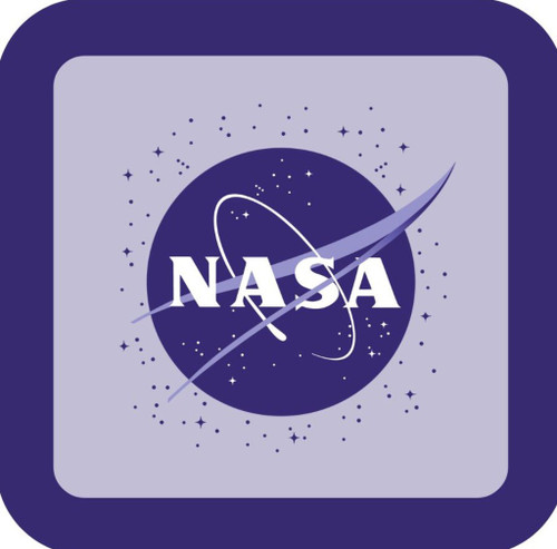 NASA Meatball Logo With Stars Retro Premium Drink Coaster Resin With ...