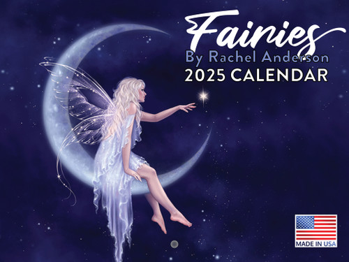 Rachel Anderson Fairy Calendar 2025 Fairies Fantasy Monthly Wall Calender 12 Month Made In The