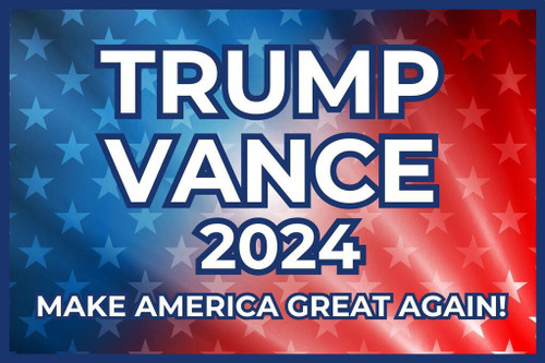 Donald Trump JD Vance Patriotic 2024 President Campaign Cool Wall Art ...
