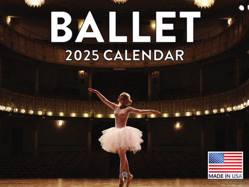 Ballet Calendar 2025 Monthly Wall Calender 12 Month | American Made In ...