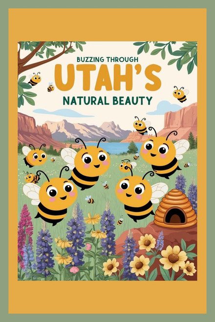 Utah Bees Buzzing Through Natures Beauty Travel Poster Cool Wall Art ...