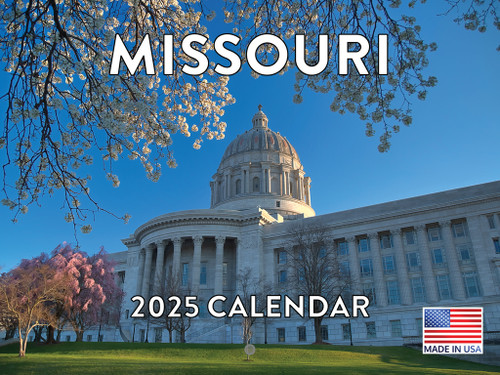 Missouri Calendar 2025 Monthly Wall Calender | American Made In The USA ...