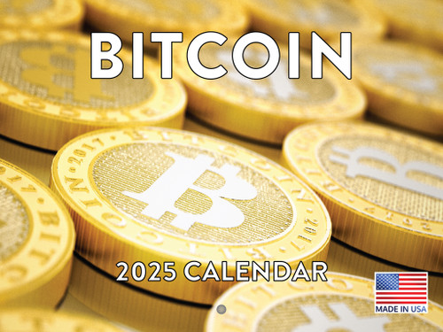 Bitcoin Calendar 2025 Crypto Monthly Wall Calender 12 Month | American ...