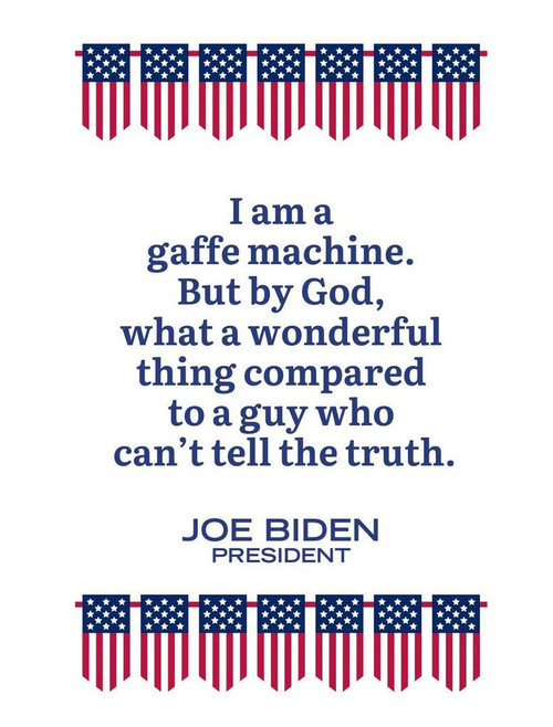 SET OF 3 - Joe Biden Quote Gaffe Machine President Presidential ...