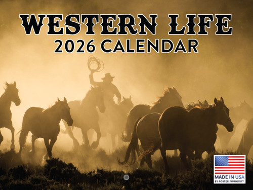 Cowboy Calendar 2026 Western Life Monthly Wall Calender 12 Month ...