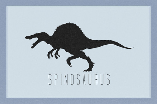Dinosaur Spinosaurus Blue Dinosaur Poster For Kids Room Dino Pictures ...