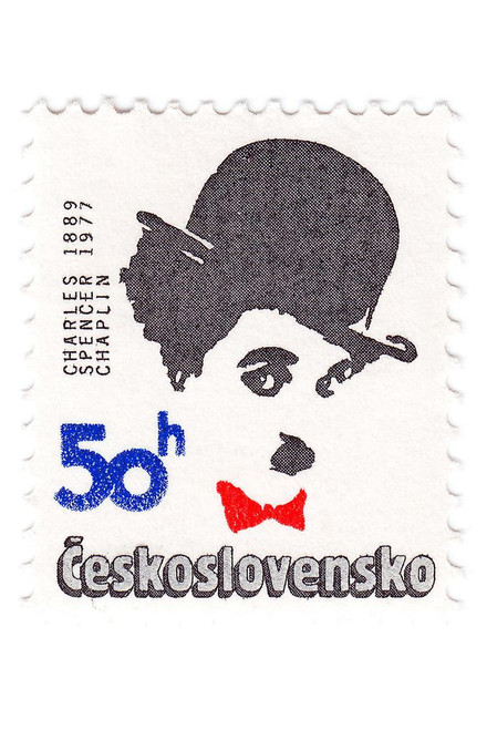 Sir Charles Spencer Charlie Chaplin Movie Film Actor Postal Stamp Cool ...