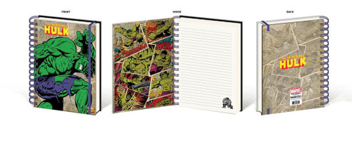 Incredible Hulk Retro Superhero 180 page Journal Notebook 6.25x8.25 ...