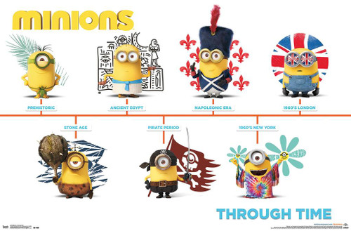 Minions Through Time History Movie Cool Wall Decor Art Print Poster ...