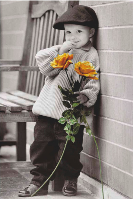 The First Rendezvous Kim Anderson Cute Little Boy Waiting With Yellow ...