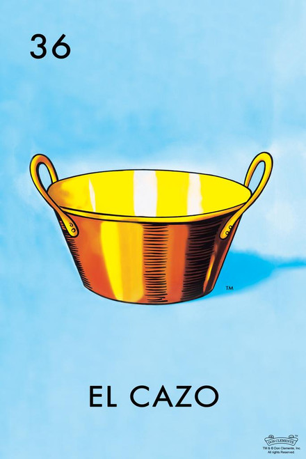 36 El Cazo Saucepan Loteria Card Mexican Bingo Lottery Cool Wall Art ...