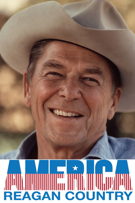 Reagan America Country Ronald Reagan Retro Campaign Poster Patriotic ...