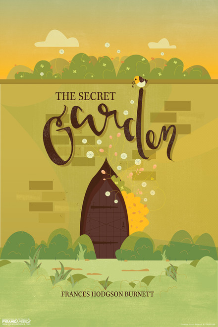 The Secret Garden Frances Hodgson Burnett Door Cool Wall Decor Art ...