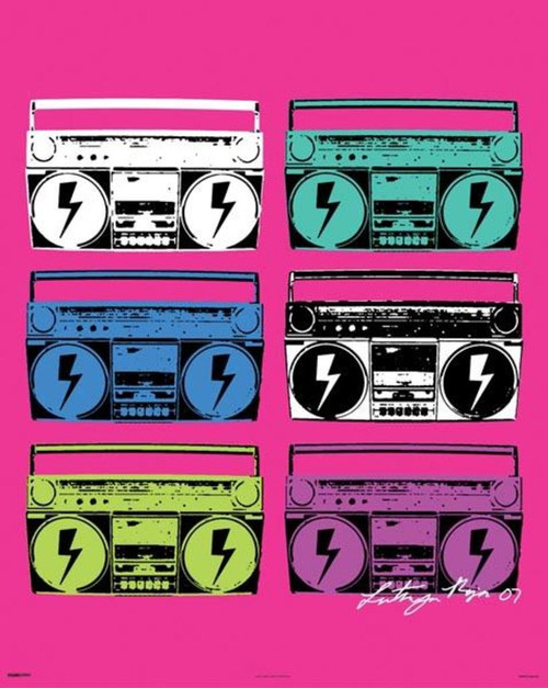 Boom Box Cool Wall Art Print Poster 16x20 - Poster Foundry