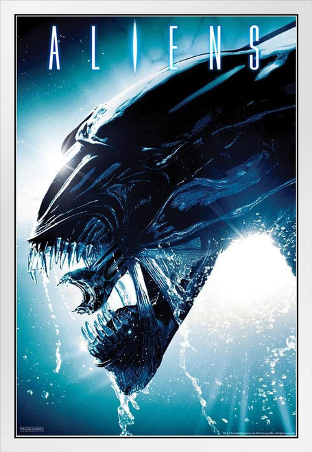 Aliens Movie Xenomorph Head Scary Horror Science Fiction Classic Retro ...