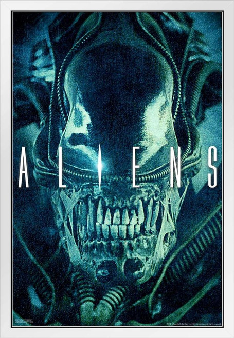 Aliens Movie Xenomorph Smile Art Scary Horror Science Fiction Classic ...