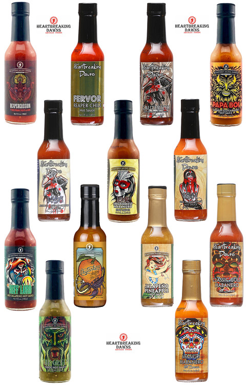 Heartbreaking Dawns Ultimate Hot Sauce Gift Set