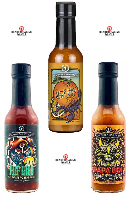Heartbreaking Dawns Fruity Heat Hot Sauce Gift Set
