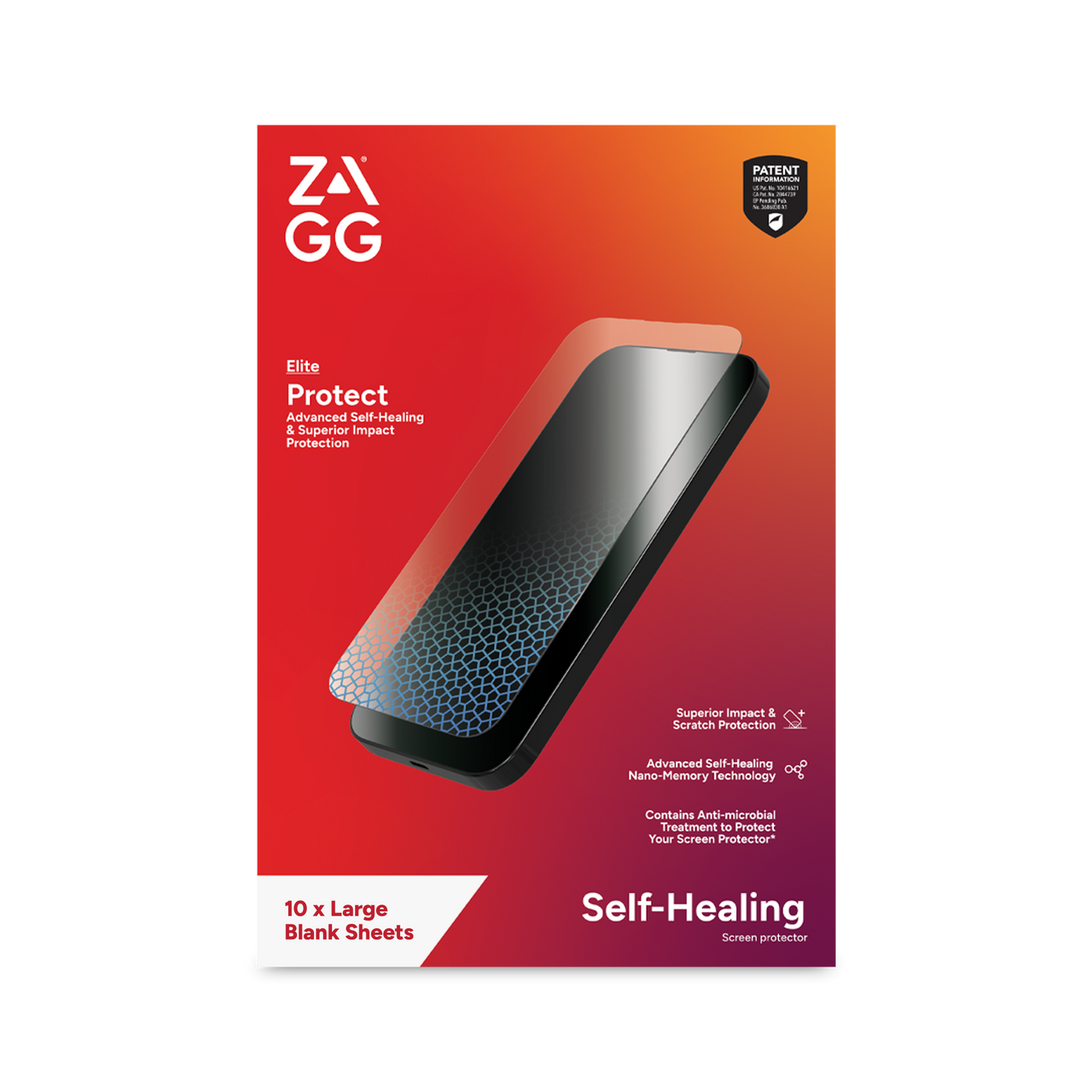 ZAGG on Demand Elite Film, 4 Layer, Large (Order in multiples of 10) | ISoD